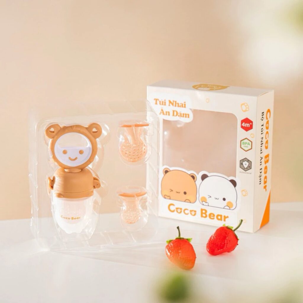 Túi nhai hoa quả chống hóc Coco Bear - CÔNG TY TNHH TMDV SONG TUỆ